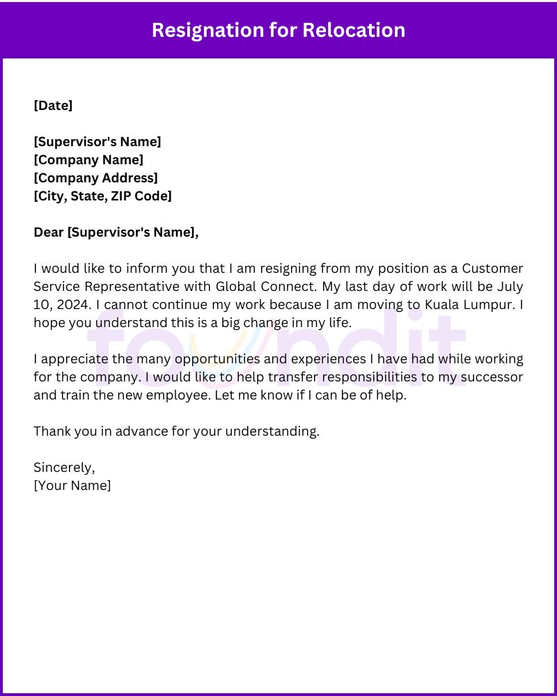 Free Resignation Letter Templates & Samples [2024 UPDATED] - foundit