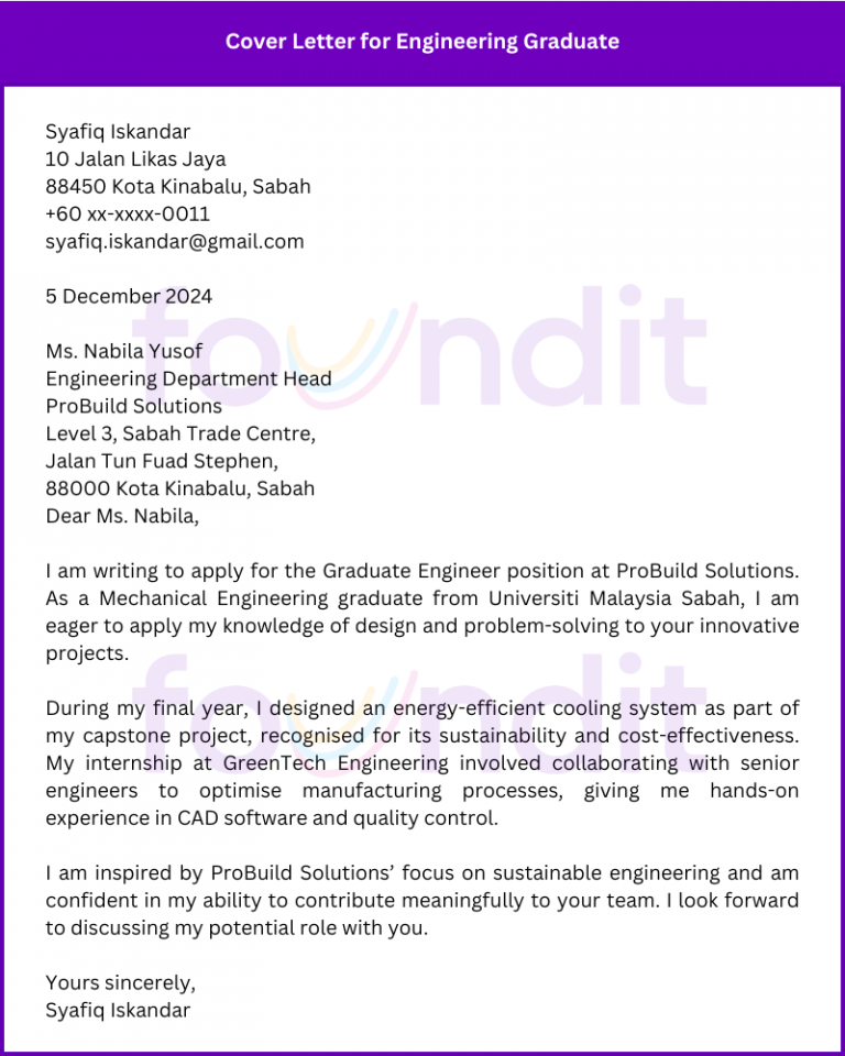Cover Letter for Fresh Graduates: Template, Samples and Tips [2025]